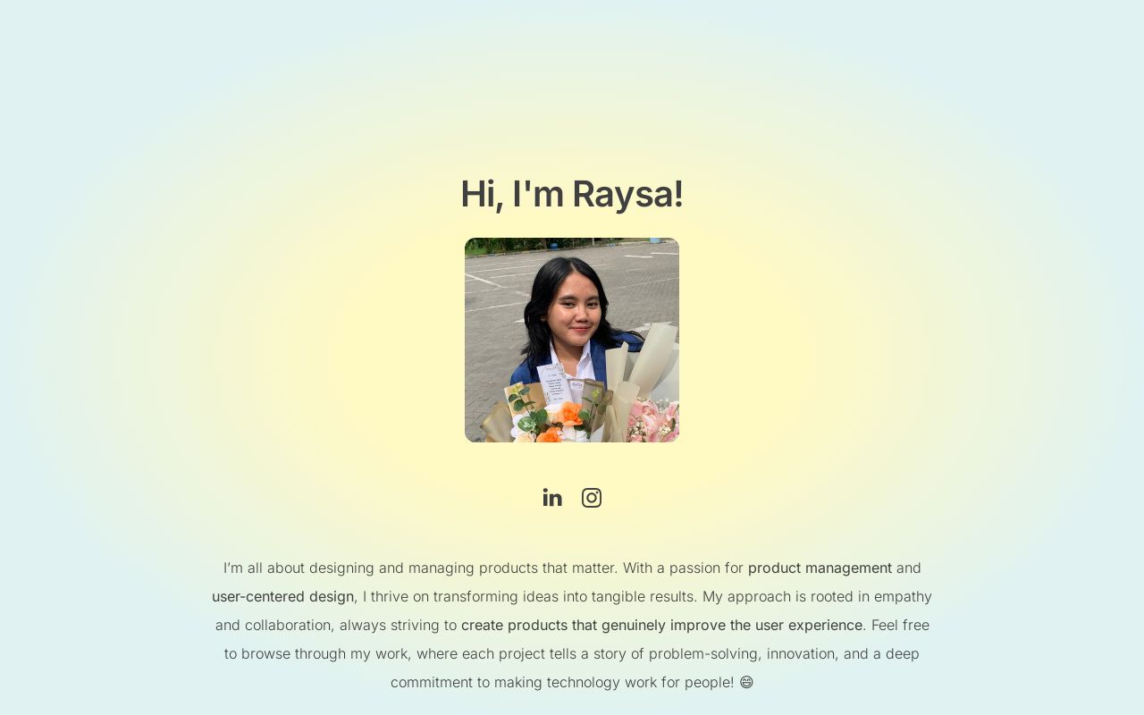 Raysa's Portfolio